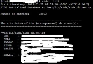 EC2インスタンス内の改ざん検知（AIDE）